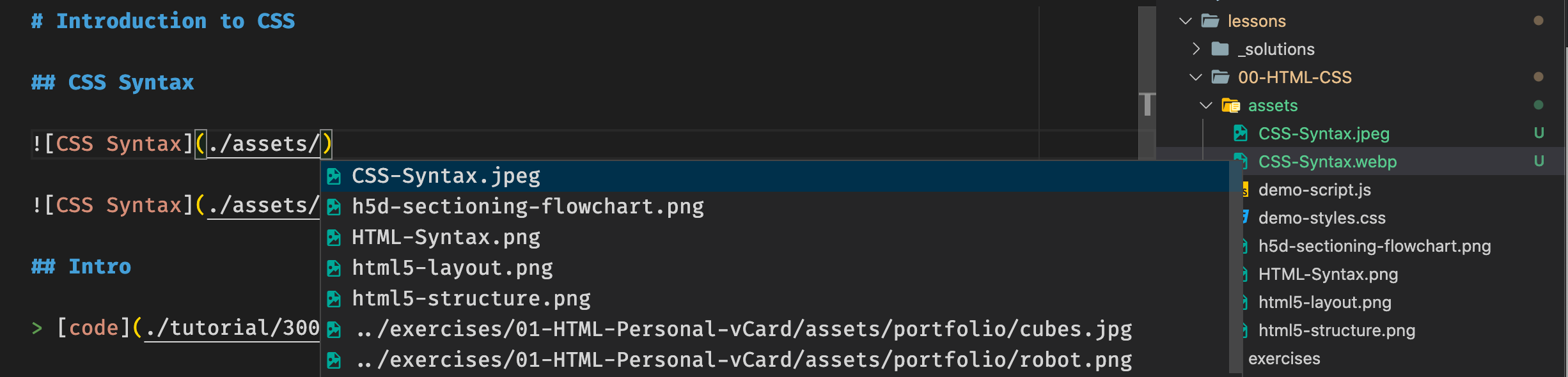 WebP files don't show up in link/image path completion · Issue #934 · yzhang-gh/vscode-markdown ...