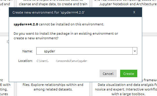Spyder won't update to 4.2.0 due to Python
