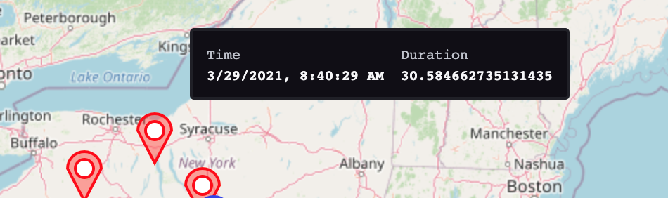 i would like to see the value of the marker on the map graph · Issue ...