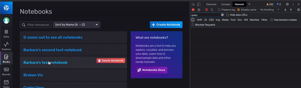 Notebooks: The preview button should be updated when a query is running · Issue #1157 ...