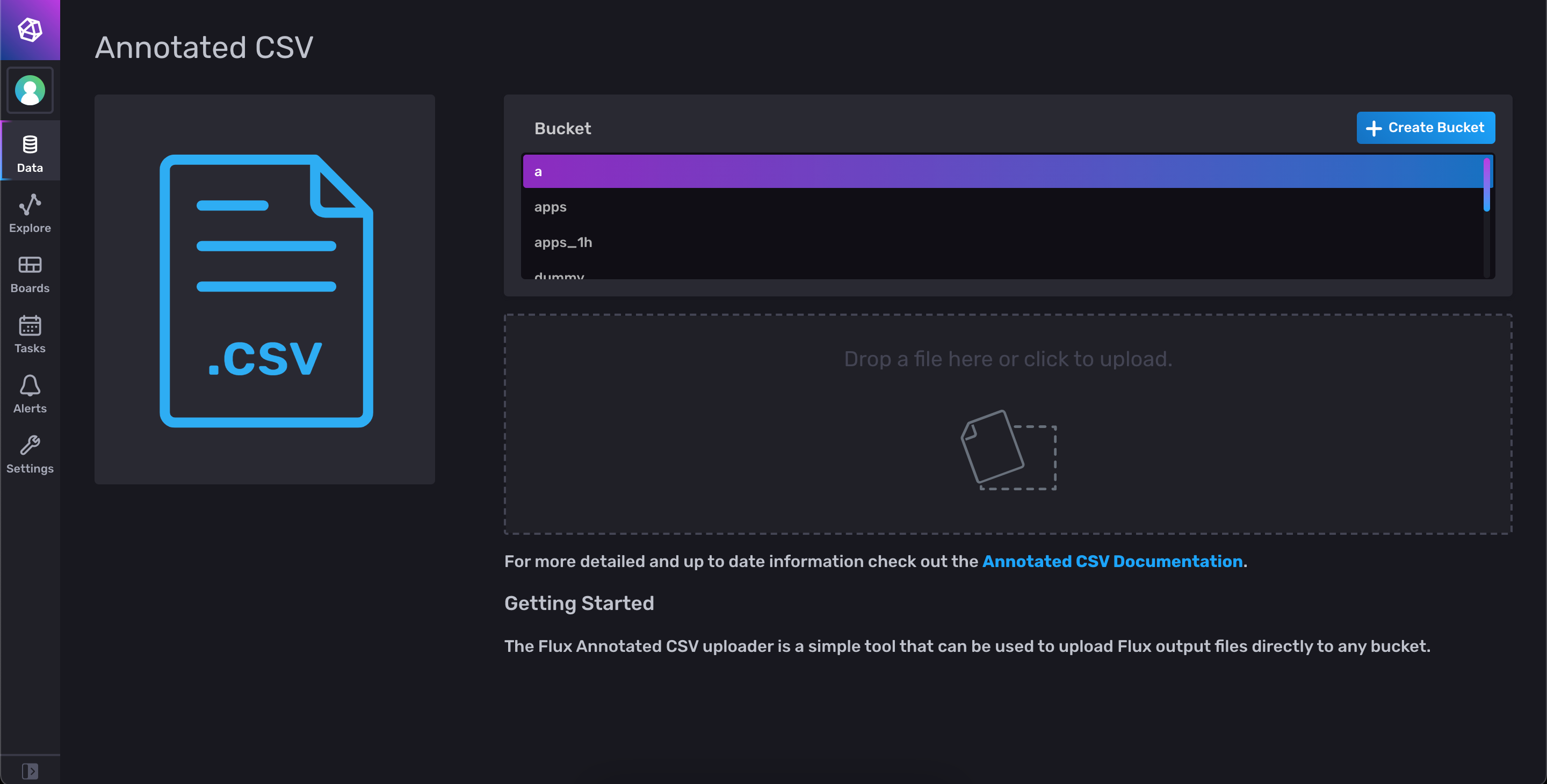 Rearrange the load CSV and LP pages · Issue #1696 · influxdata/ui · GitHub