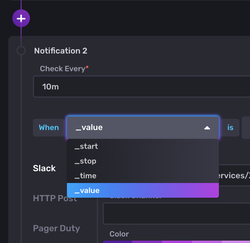 Notebook Notification Panel: Field dropdown should include pivoted columns only · Issue #2259 ...
