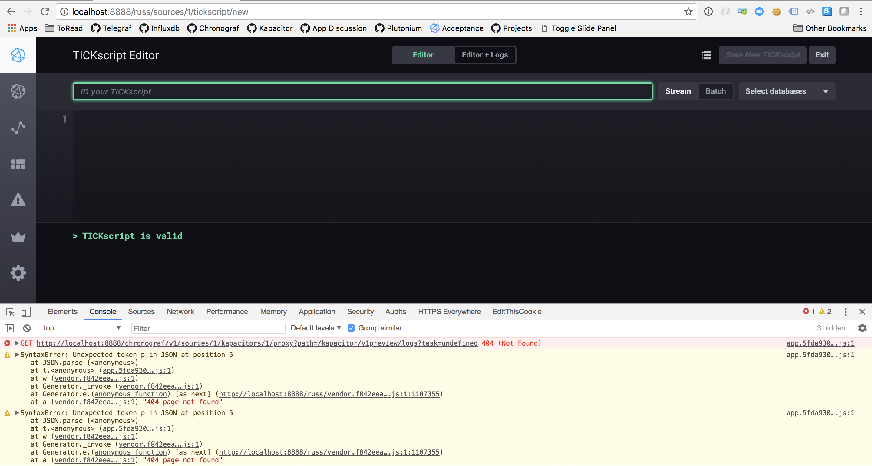 404 error when opening a new tickscript with basepaths enabled · Issue #3160 · influxdata ...