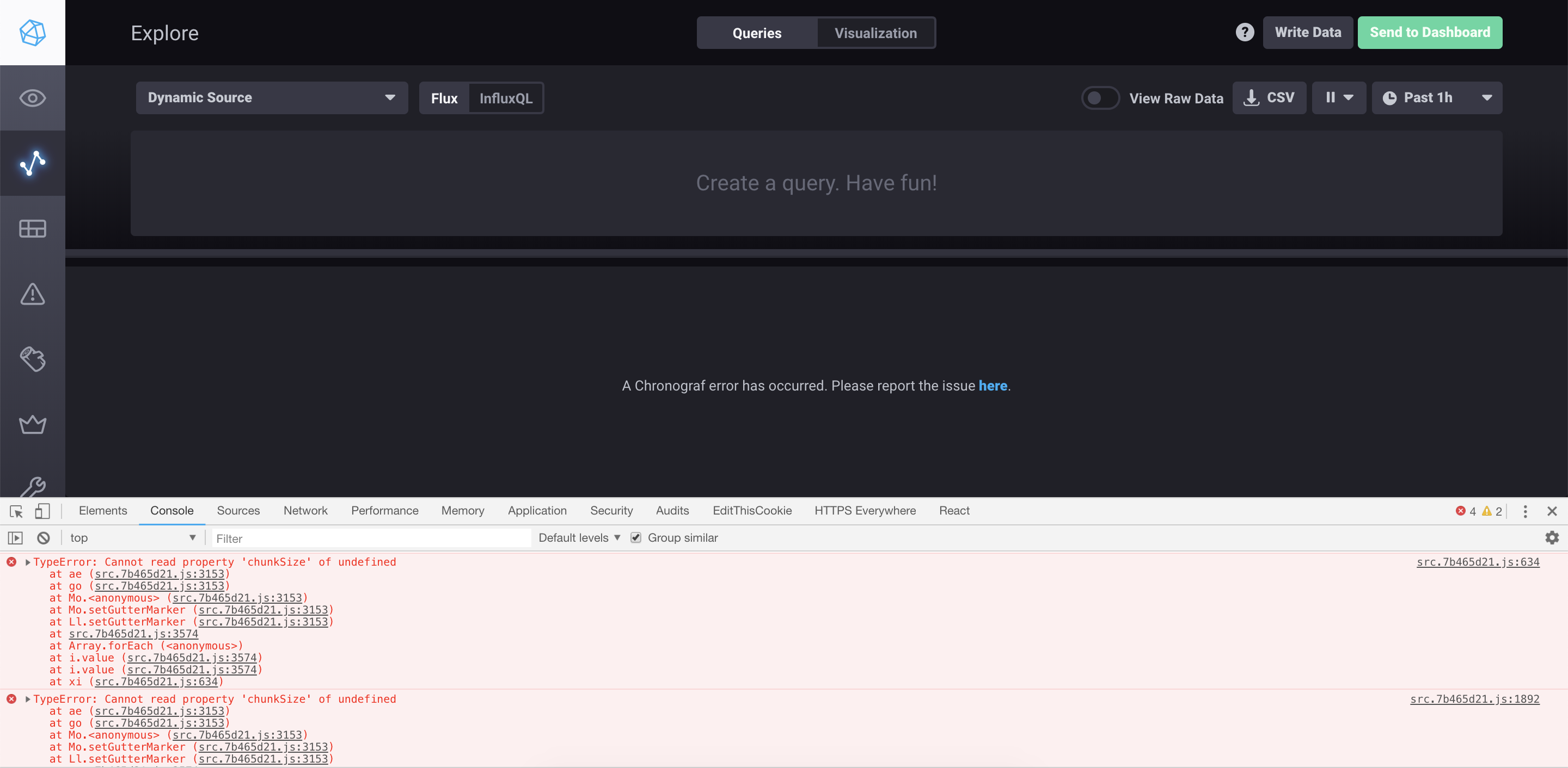 Chronograf (1.7.0) Cannot read property 'chunkSize' of undefined · Issue #4510 · influxdata ...