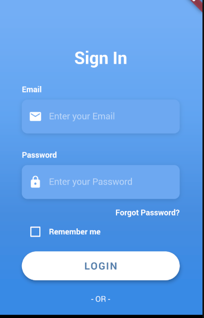 GitHub - AhmedHennawy/Login-Screen: Login Screen UI design with Flutter.