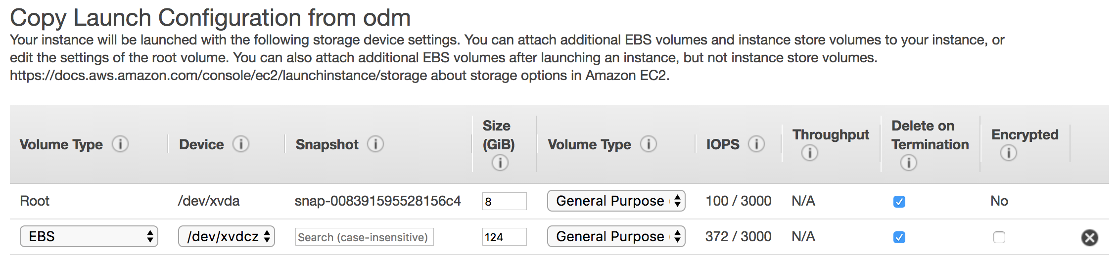 IOError: [Errno 28] No space left on device · Issue #17 · OpenDroneMap/opendronemap-ecs · GitHub