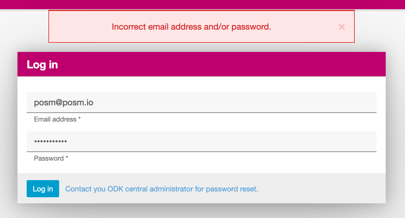 odk-central admin user not working on fresh install · Issue #363 · posm/posm · GitHub