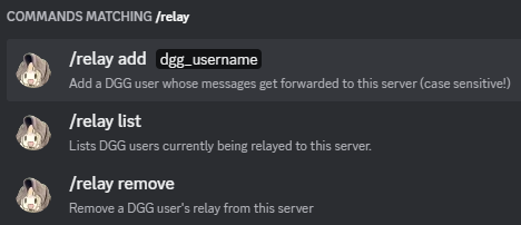 GitHub - tenacious210/dgg-relay: Relays messages between DGG and Discord