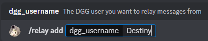 GitHub - tenacious210/dgg-relay: Relays messages between DGG and Discord
