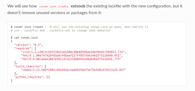 "conan lock create" does not append to lock file · Issue #3262 · conan ...