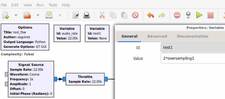 Unused variable not defined in flowgraph cause GNURadio crashing · Issue #4519 · gnuradio ...