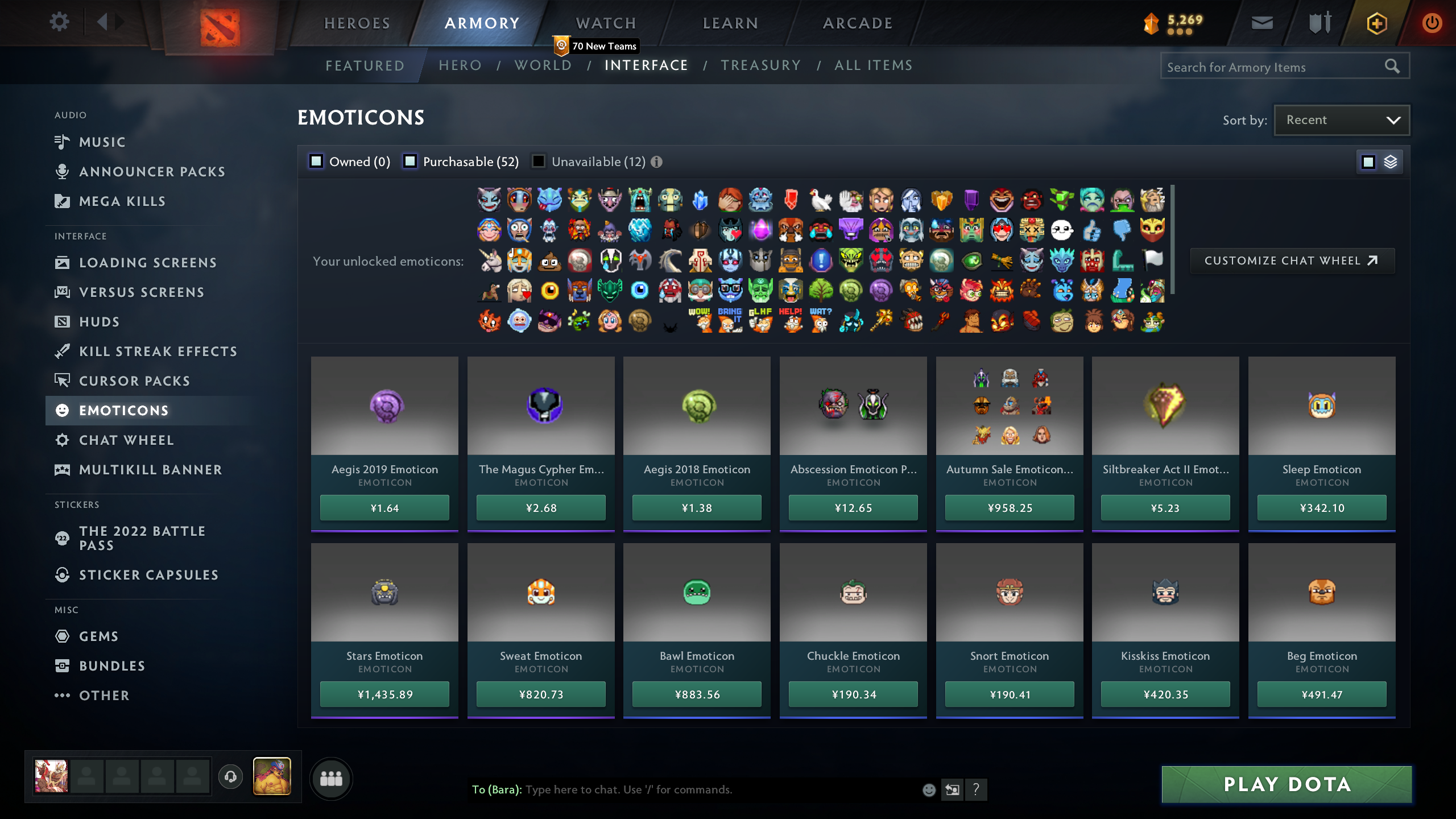 Current guild emoticons not getting the unlock at Gold Tier · Issue #11419 · ValveSoftware/Dota2 ...