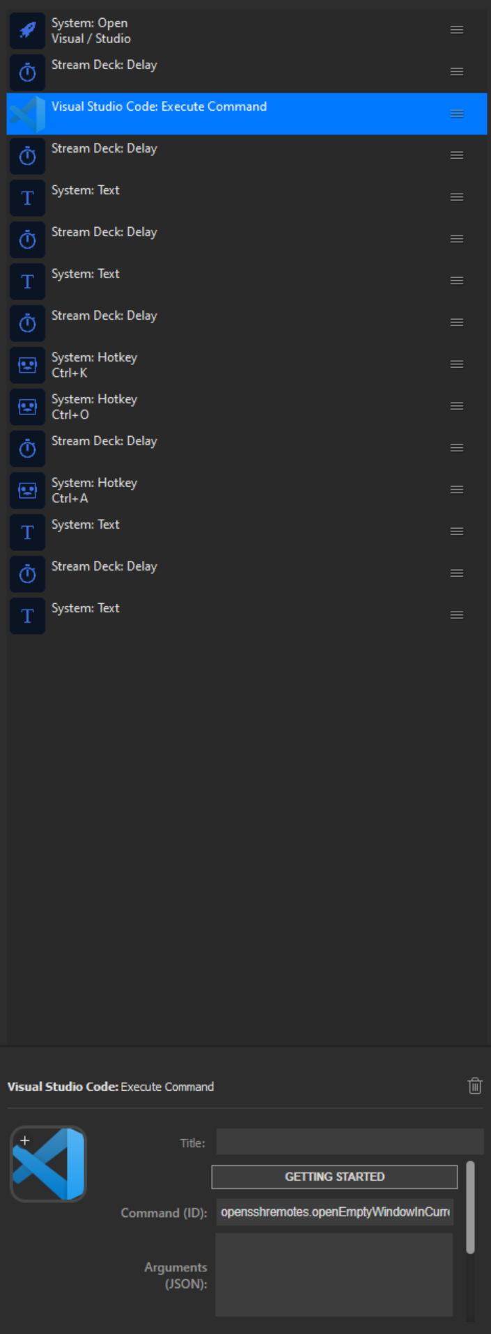 "Execute Command" help to fill Arguments (JSON) for SSH connection label:"help wanted" · Issue ...