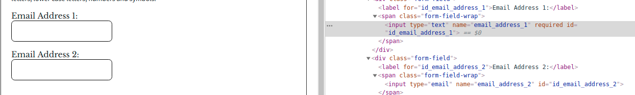 Email mask doesn't validate if field type is email · Issue #2126 · RobinHerbots/Inputmask · GitHub