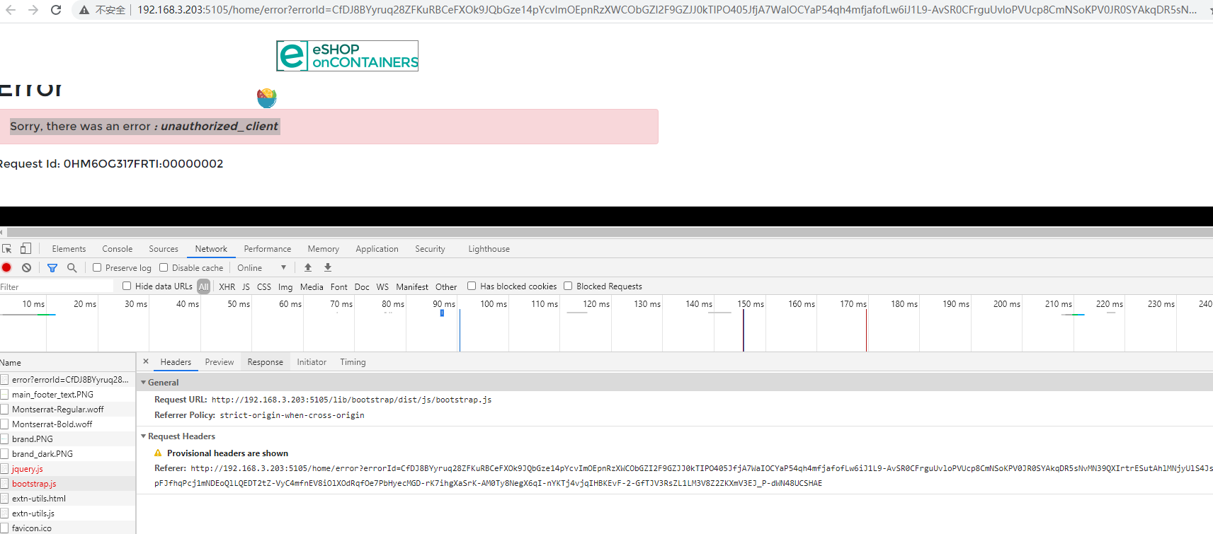 Sorry, there was an error : unauthorized_client · Issue #1613 · dotnet-architecture ...