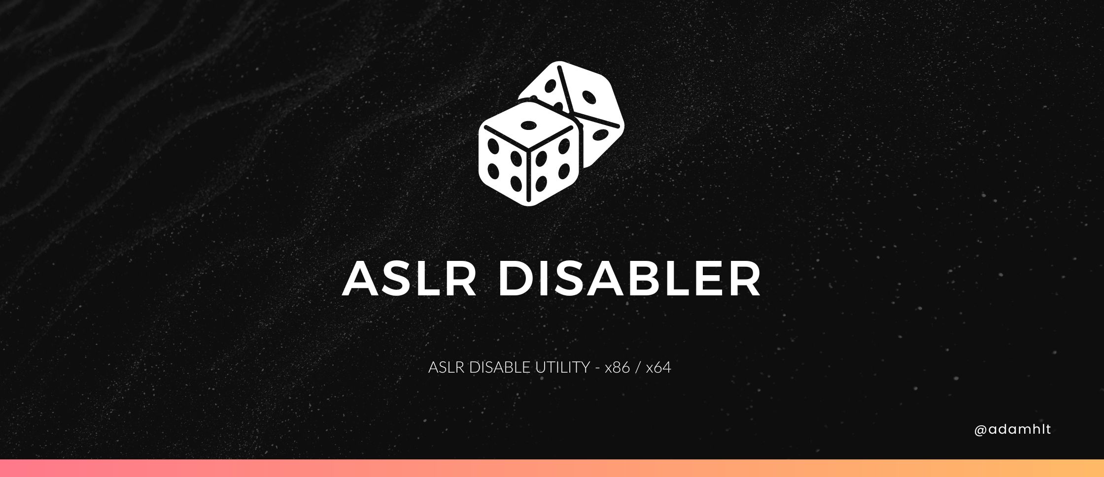 GitHub - adamhlt/ASLR-Disabler: ASLR Disabler (x86 / x64) - Little utility for disabling the ...