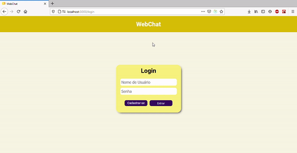 GitHub - arielscht/webchat-frontend: Front-end of a webchat, developed with React.js, using ...