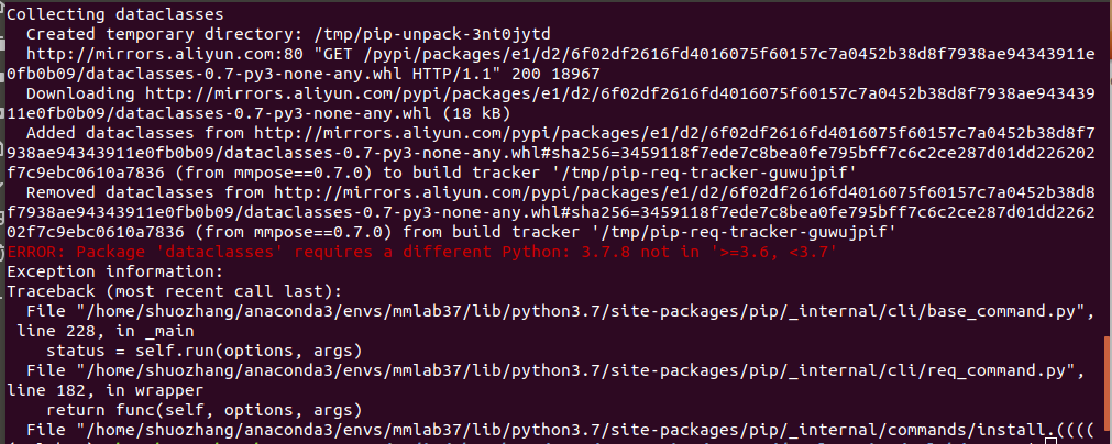 Could you support python3.7? · Issue #213 · open-mmlab/mmpose · GitHub