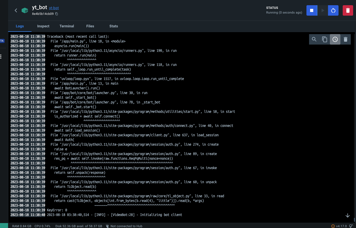 The Bot Did Not Receive A Response · Issue 166 · Tropicooyt Dlp Bot · Github
