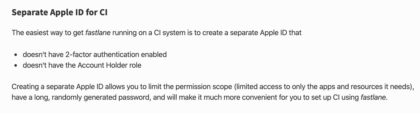 2fa Apple Auth Info In Fastlane Docs Is Incorrect · Issue 913 · Fastlane Docs · Github