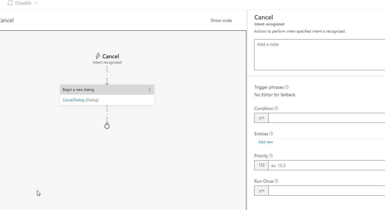 Cannot Set Trigger Phrases For Intent Recognized Event · Issue 8663 · Microsoftbotframework 
