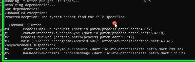 I Can't generate offline documentation · Issue #35951 · flutter/flutter ...
