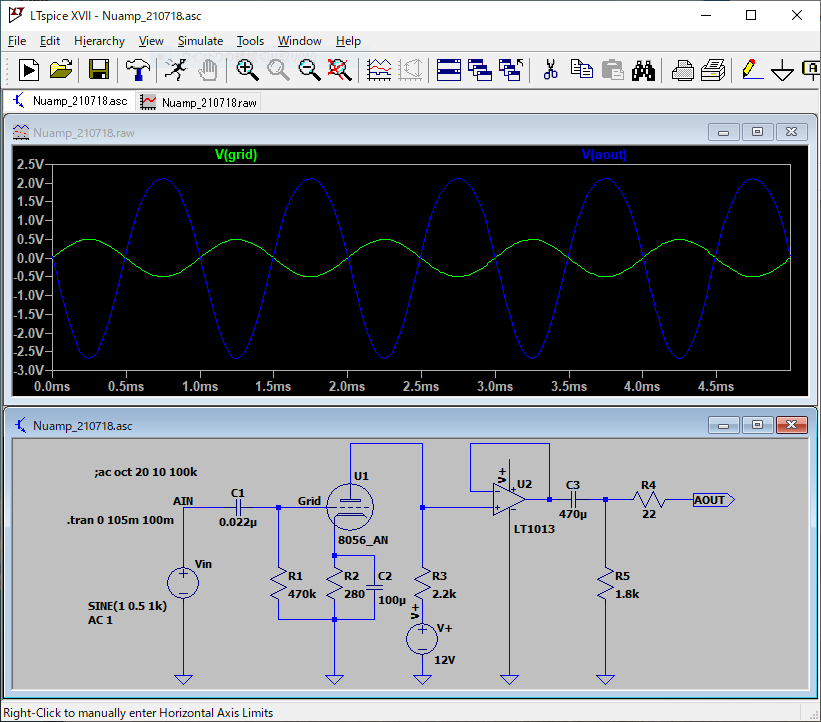 LTspice files for my home-brew Nuvistor headphone amplifier with ...
