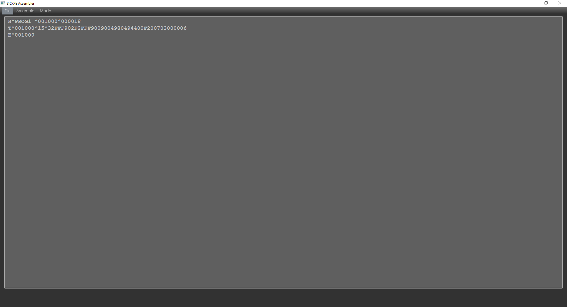 Github Sherifrafik Sic Xe Assembler An Implementation Of The Sic Xe Two Pass Assembler