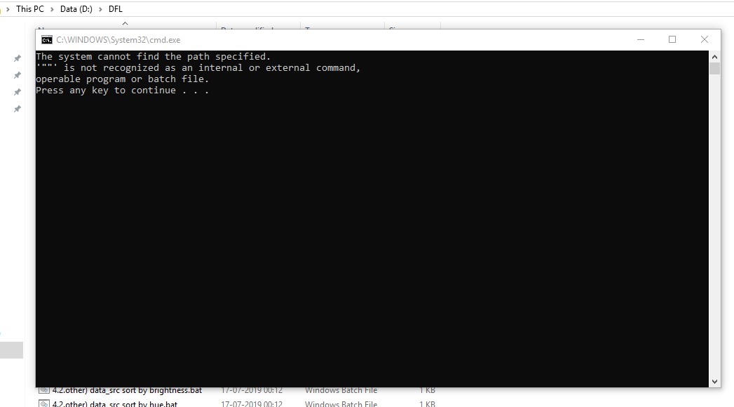 bat files not working · Issue #310 · iperov/DeepFaceLab · GitHub