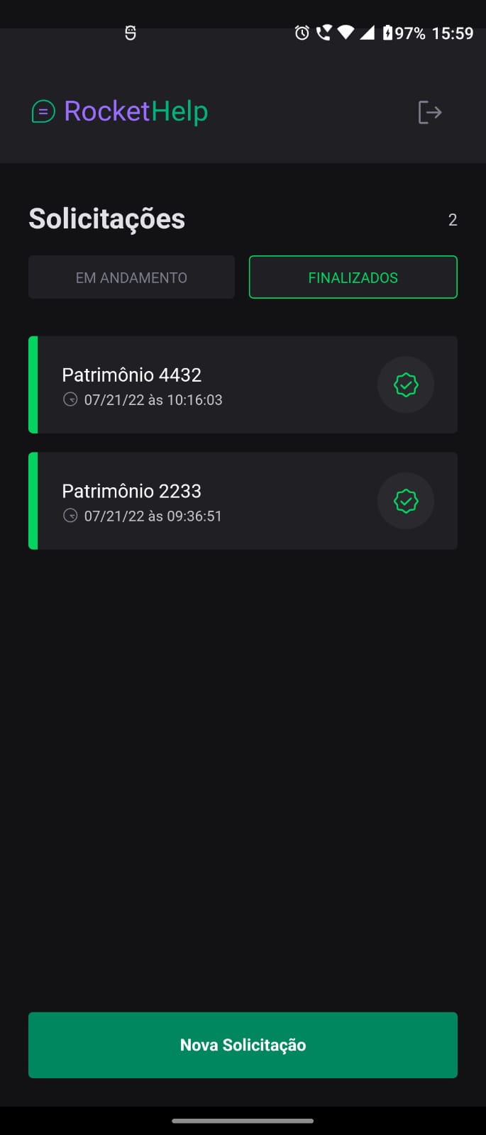 GitHub - hochforce/rocket-help: Aplicativo para aberturas de chamados