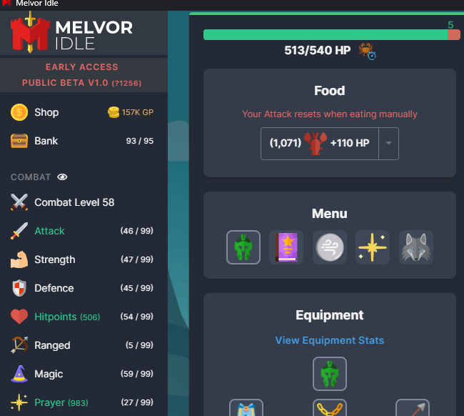 [Bug]: · Issue #1598 · MelvorIdle/melvoridle.github.io · GitHub