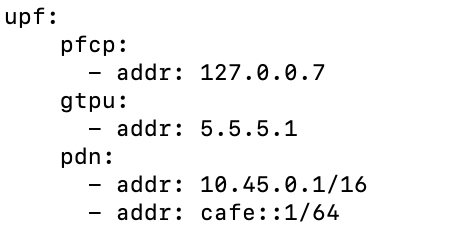 Config to achieve successful E2E data session from UE to traffic server (and DL) · Issue #840 ...