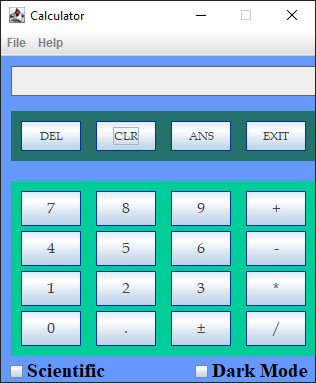 GitHub - muhammedhani/Java-Calculator: Simple & Scientific Calculator Using Java (GUI included)