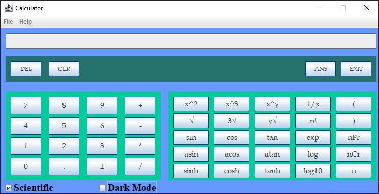 GitHub - muhammedhani/Java-Calculator: Simple & Scientific Calculator Using Java (GUI included)