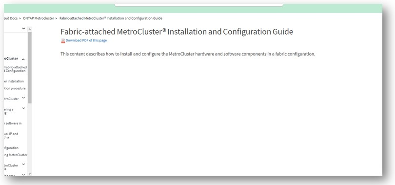 Single Line Of Text On Blank Page · Issue 23 · Netappdocs Ontap Metrocluster · Github