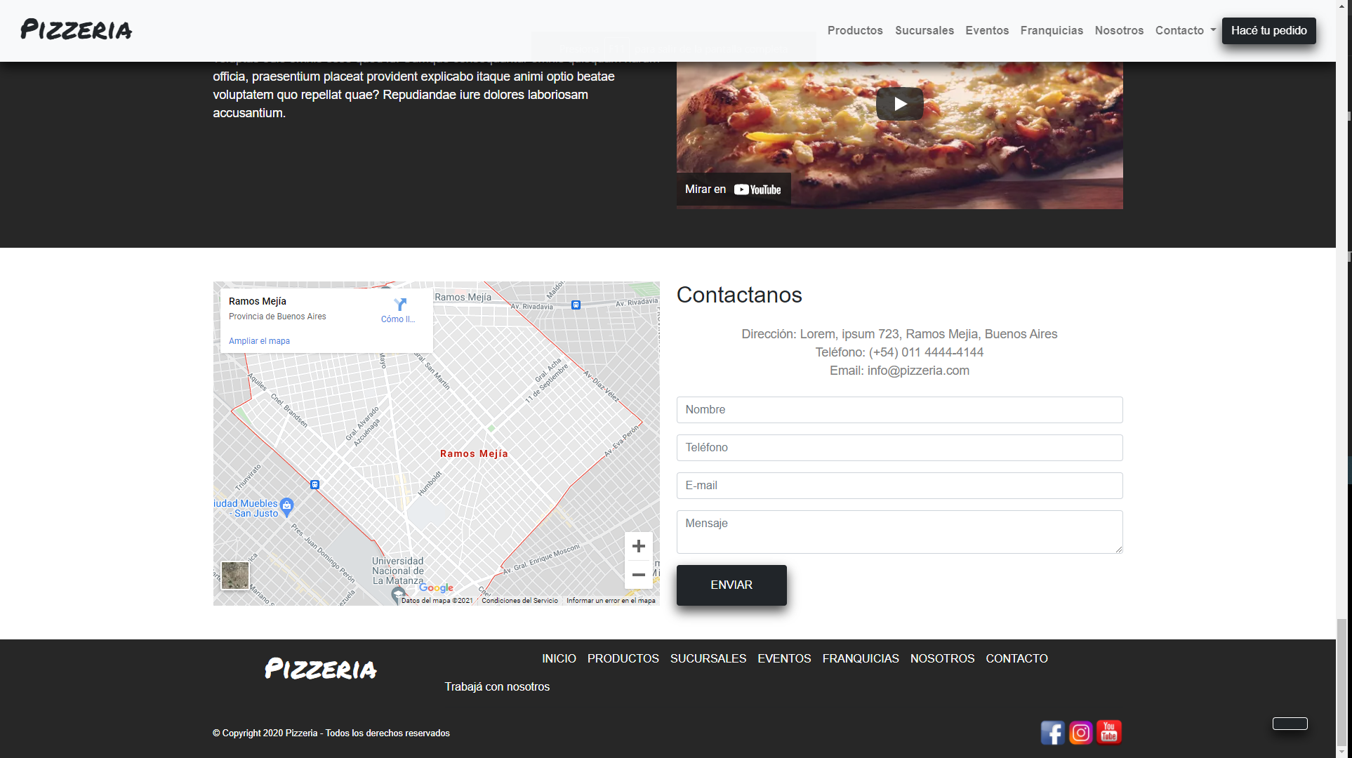 GitHub - Chinooyoel/Landing-Page-Pizzeria: Hecho en HTML, CSS, Javascript y Bootstrap