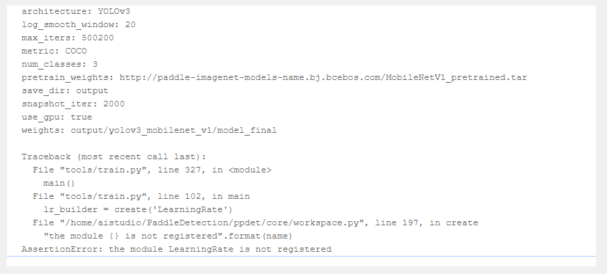 使用.yml文件时关于pyYAML的 ‘!****’ 语句出现报错 · Issue #345 · PaddlePaddle ...