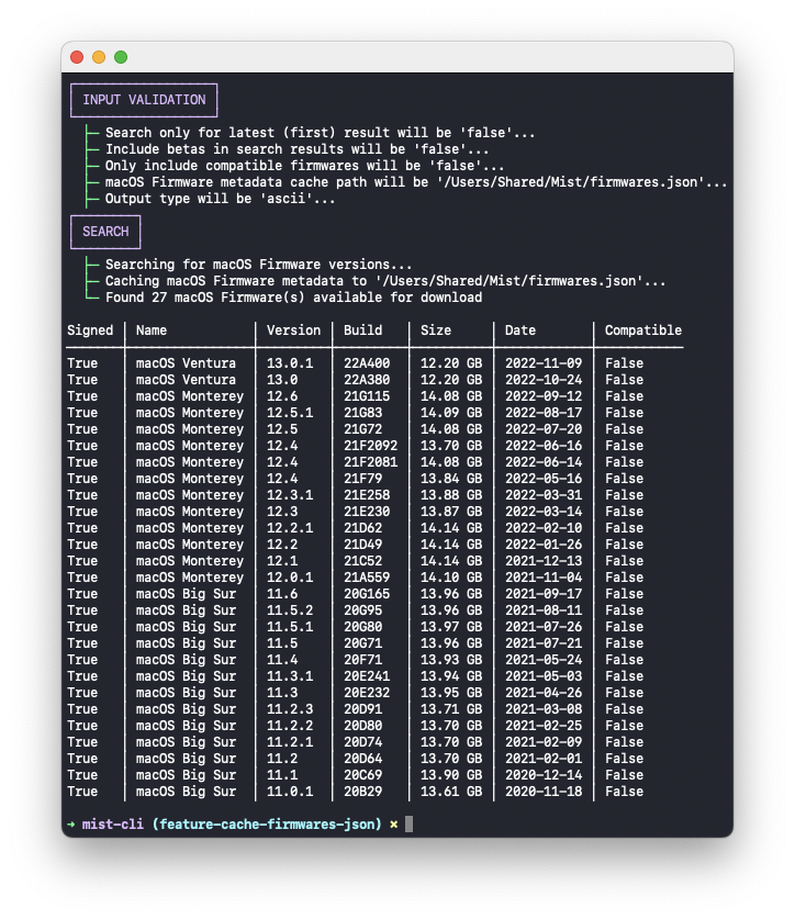 --compatible and "There was an error retrieving the 'devices' key from ...