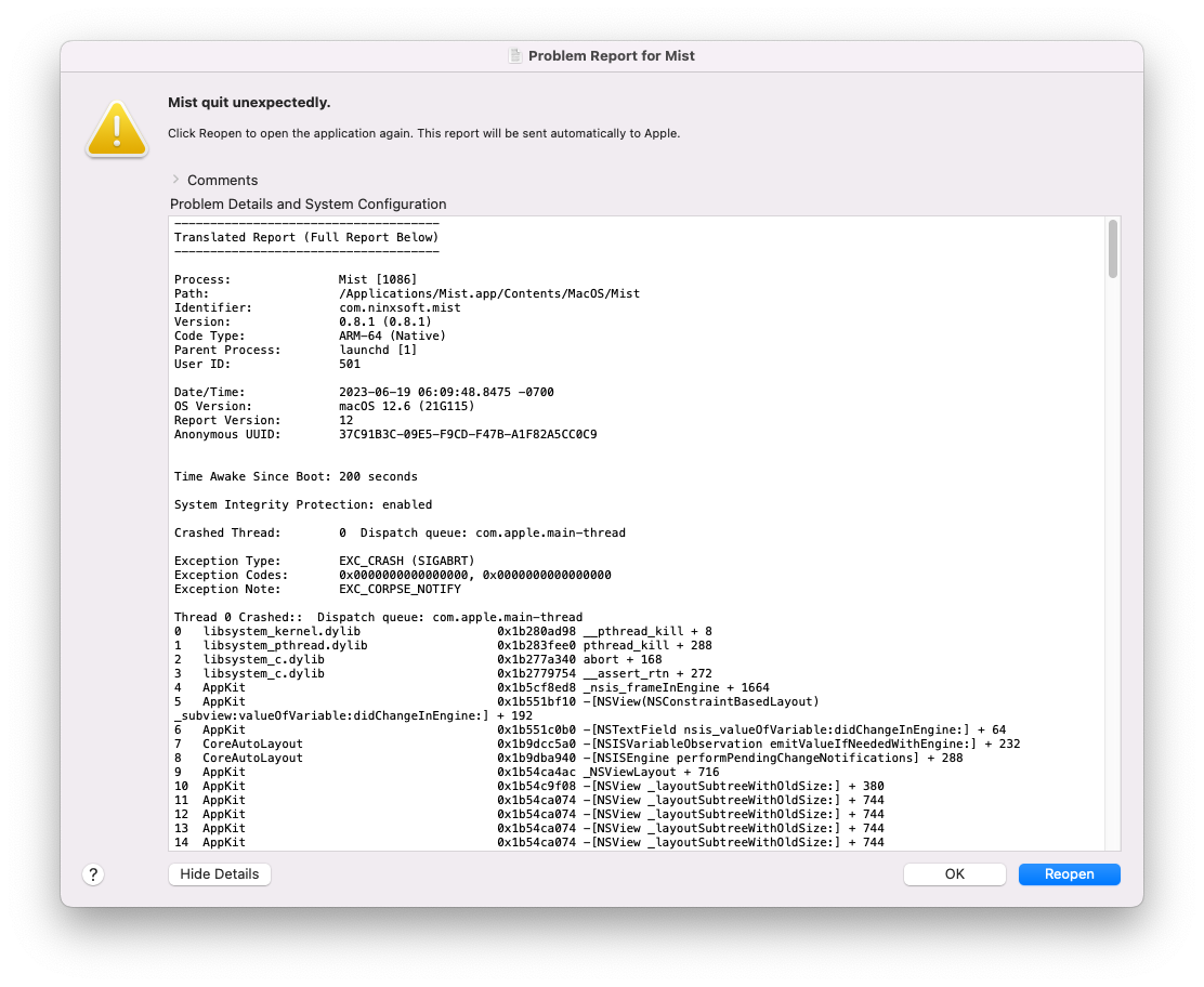 Crashing When "Include Betas" Is Checked on Intel Monterey · Issue #56 · ninxsoft/Mist · GitHub