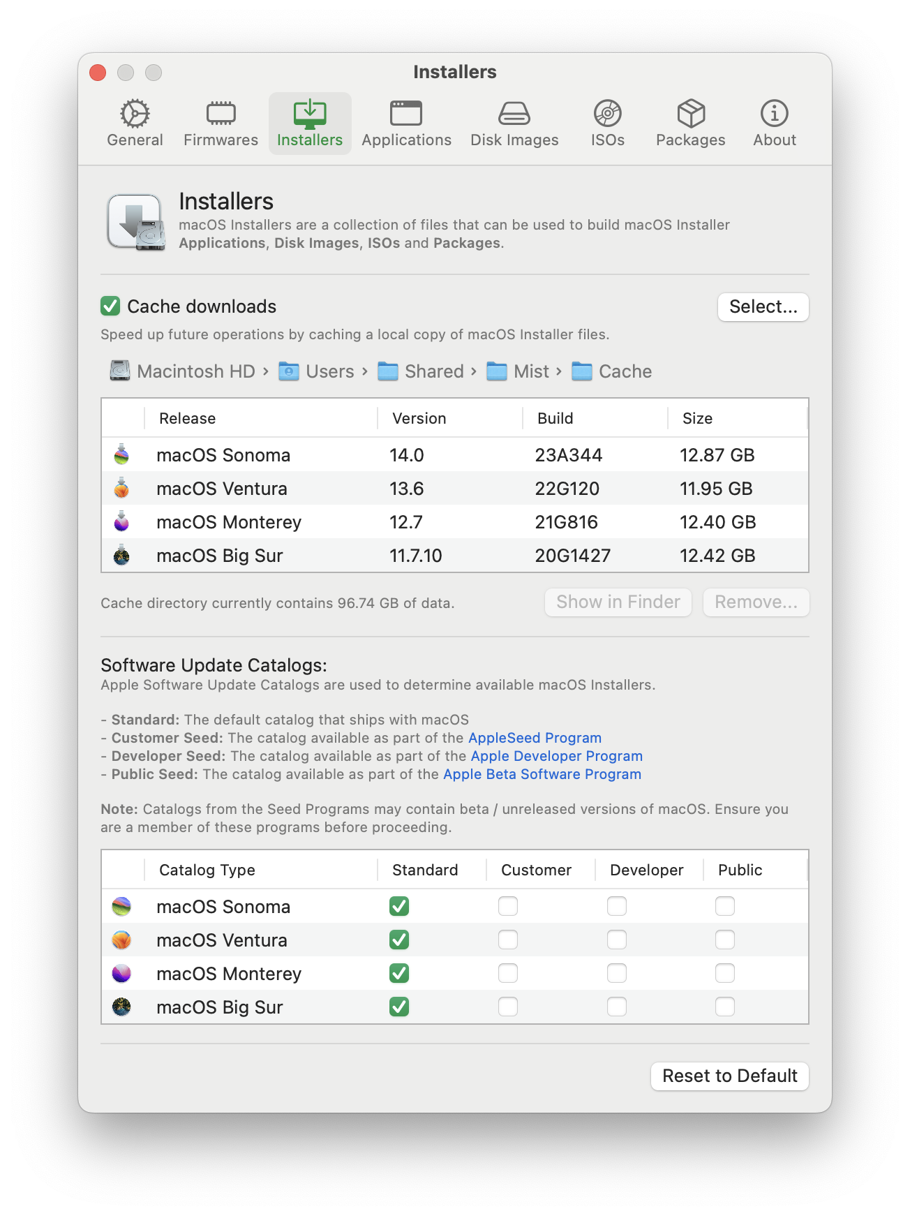 Pre-downloaded .pkg will be used function · Issue #99 · ninxsoft/Mist · GitHub
