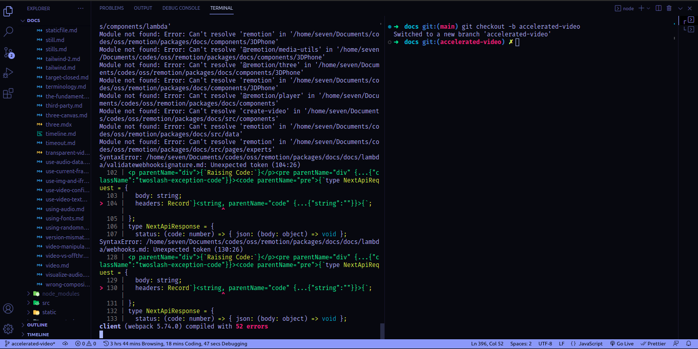 Turn `AcceleratedVideo` example into a documentation page · Issue #1406 · remotion-dev/remotion ...