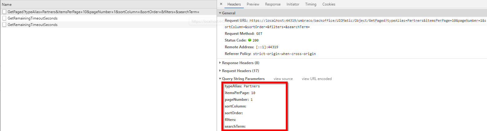 UI-O-Matic Paging not working in 8.9.1 · Issue #174 · TimGeyssens/UIOMatic · GitHub