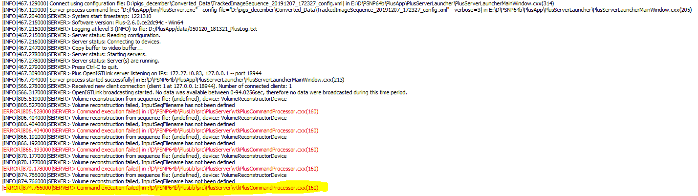 Plus Launcher keeps saying “Launching” · Issue #683 · PlusToolkit/PlusLib · GitHub