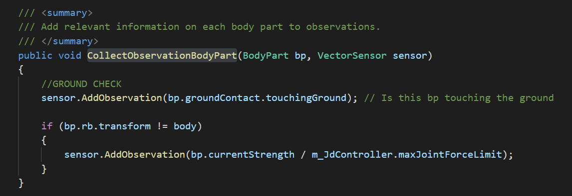 Crawler not passing the expected observations ? · Issue #5427 · Unity-Technologies/ml-agents ...