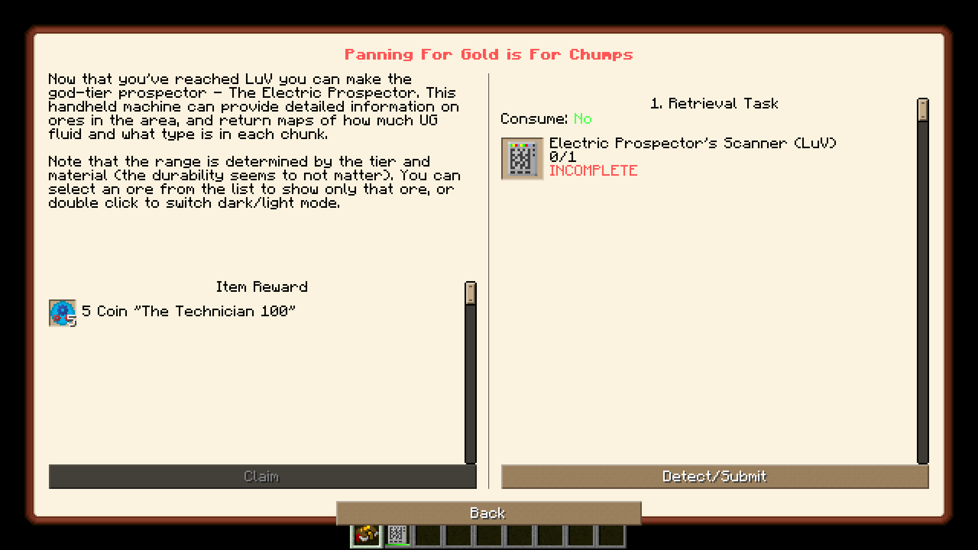 Change the tooltip/question for electric prospector's scanner · Issue ...