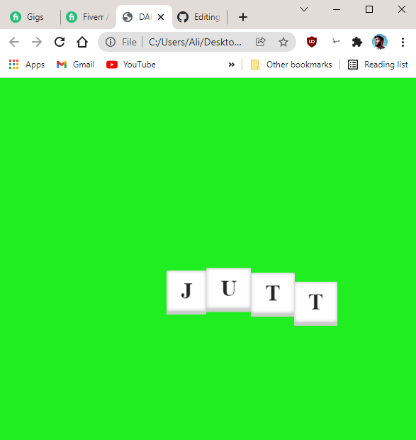 GitHub - alitheDev/HTMLDoingDance: dancing effects performed by code