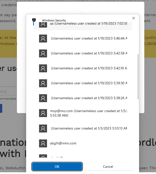 Remove the registered users or Reduce it to a single user · Issue #366 · passwordless-lib/fido2 ...