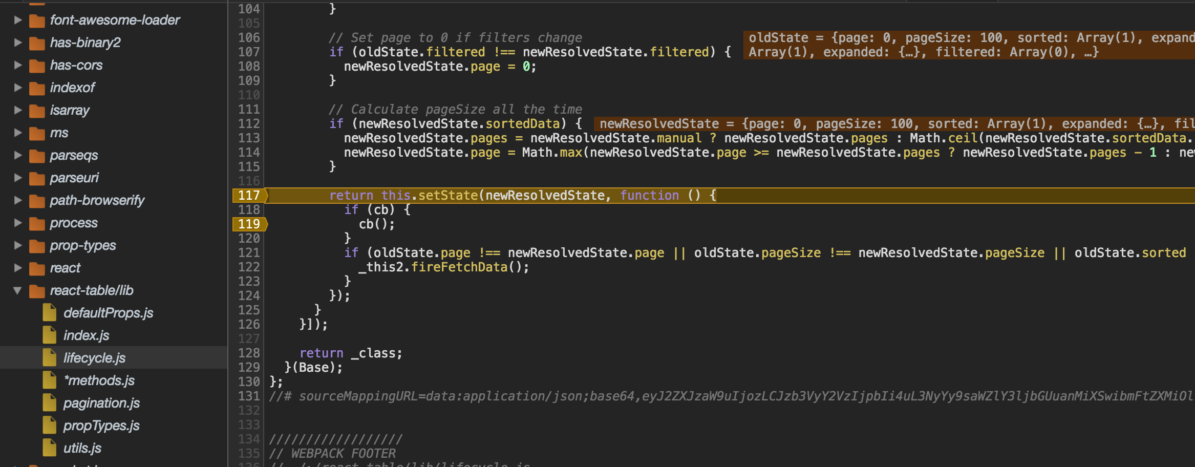 Callbacks not working · Issue #684 · TanStack/table · GitHub