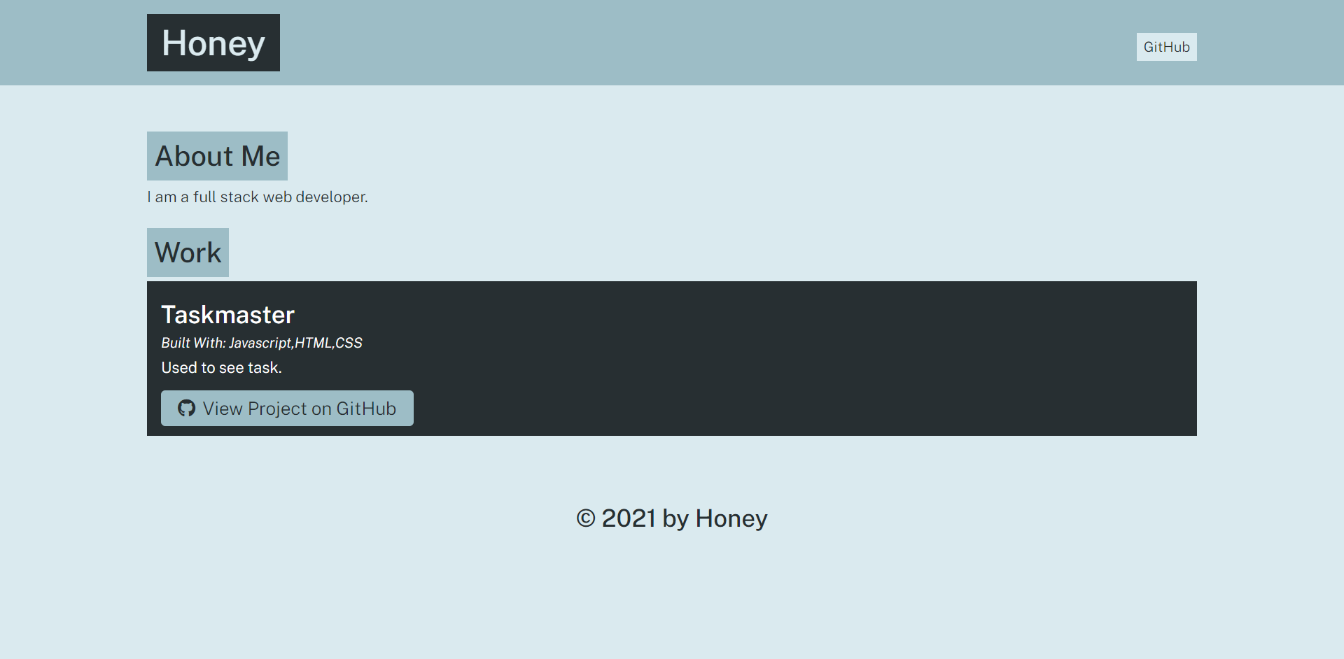 GitHub - HoneySanghani/portfolio-generator