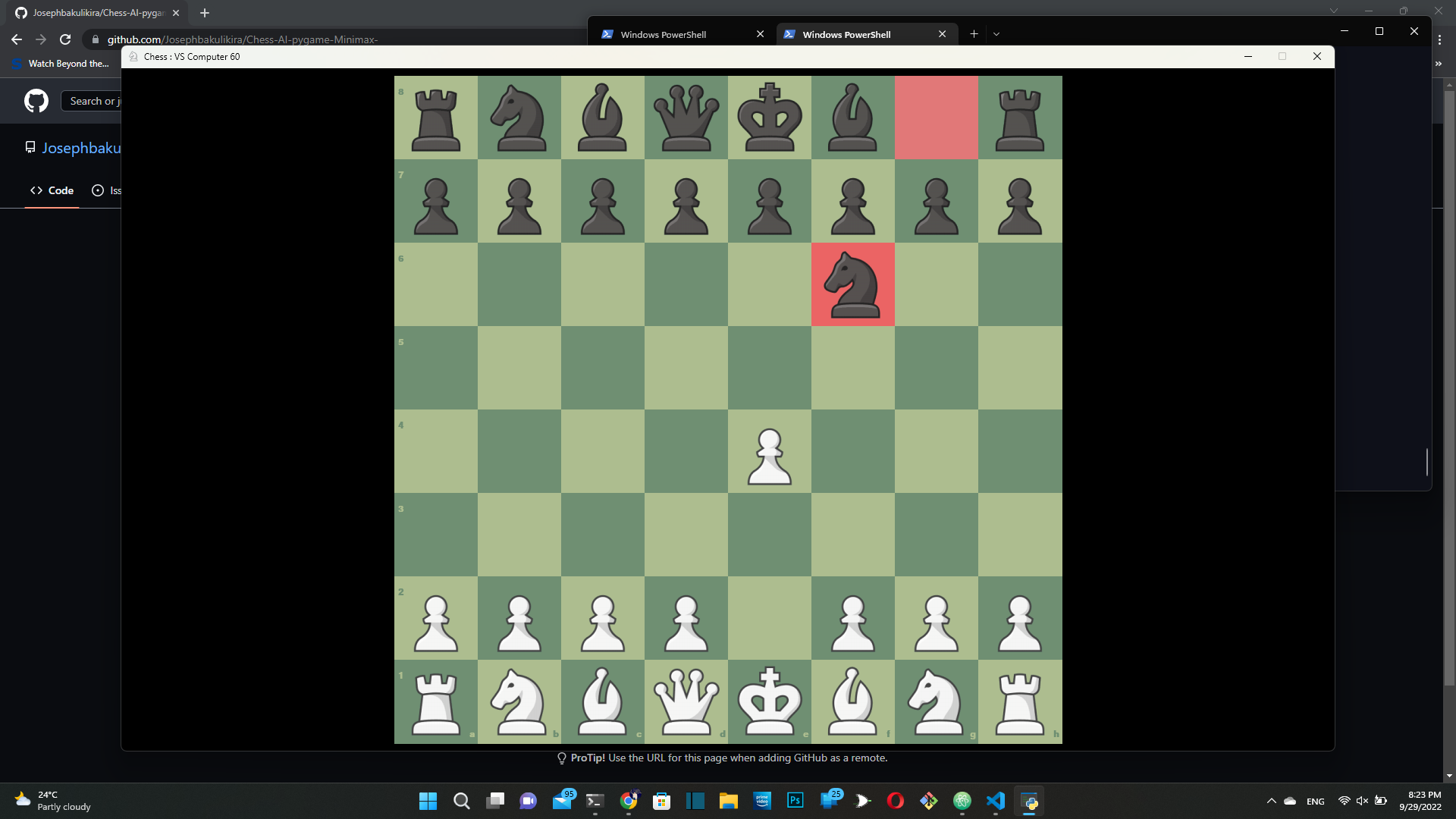 GitHub - Josephbakulikira/Chess-AI-pygame-Minimax-